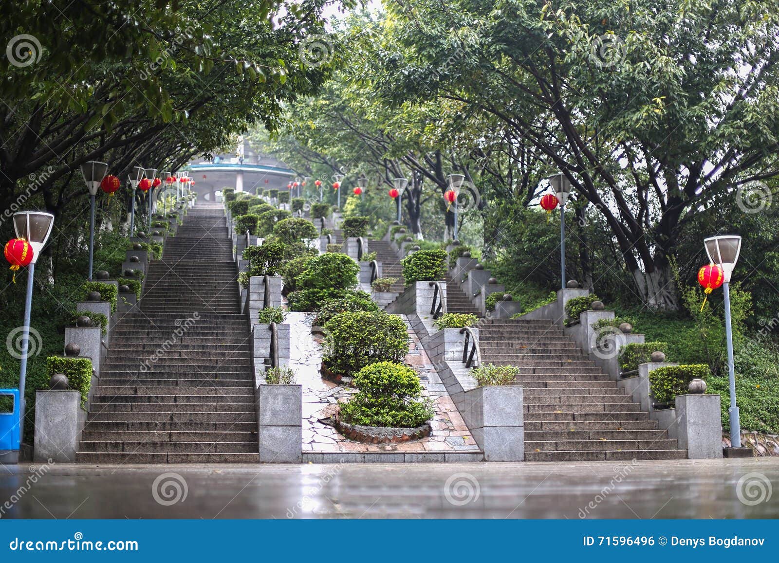 Long Stairs With Steps Stock Photo | CartoonDealer.com #25871064
