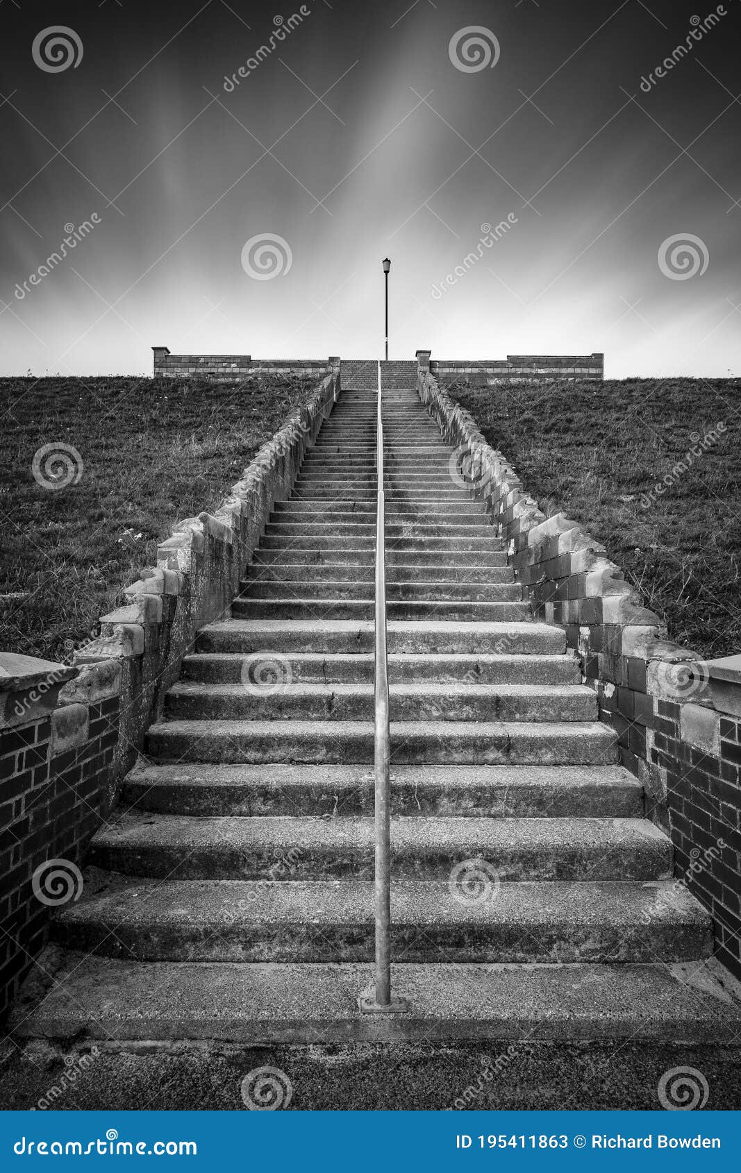 Long Steps stock image. Image of gorlestononsea, steps - 195411863