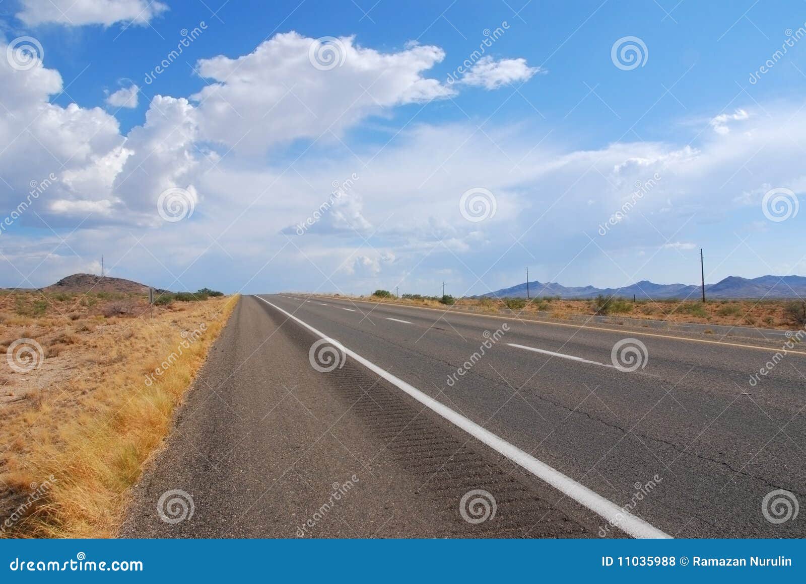 Long straight Route 66 USA stock photo. Image of landscape - 11035988