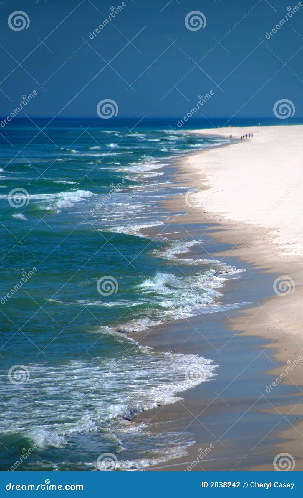 Long Stretch of Beach stock photo. Image of relax, ocean - 2038242