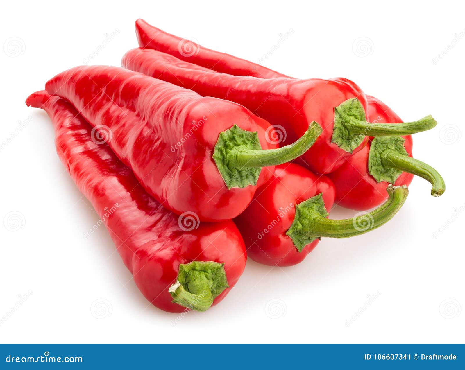 Long sweet peppers stock image. Image of path, clipping - 106607341