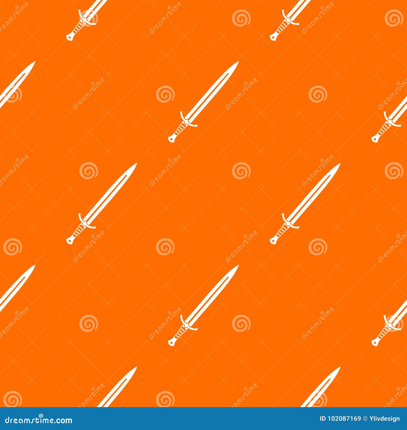 Long Sword Pattern Seamless Stock Vector - Illustration of fight ...