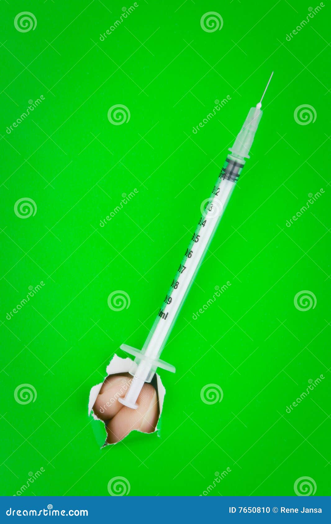 Long Syringe stock photo. Image of tool, hole, syringe - 7650810