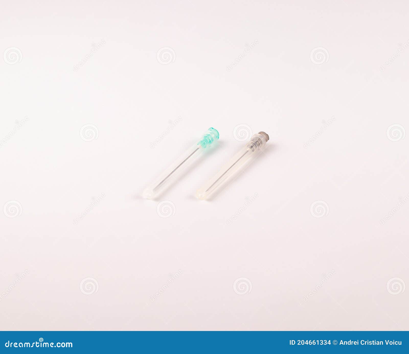 Long Syringe Needles X 50mm Stock Photo - Image of branule, guyon ...