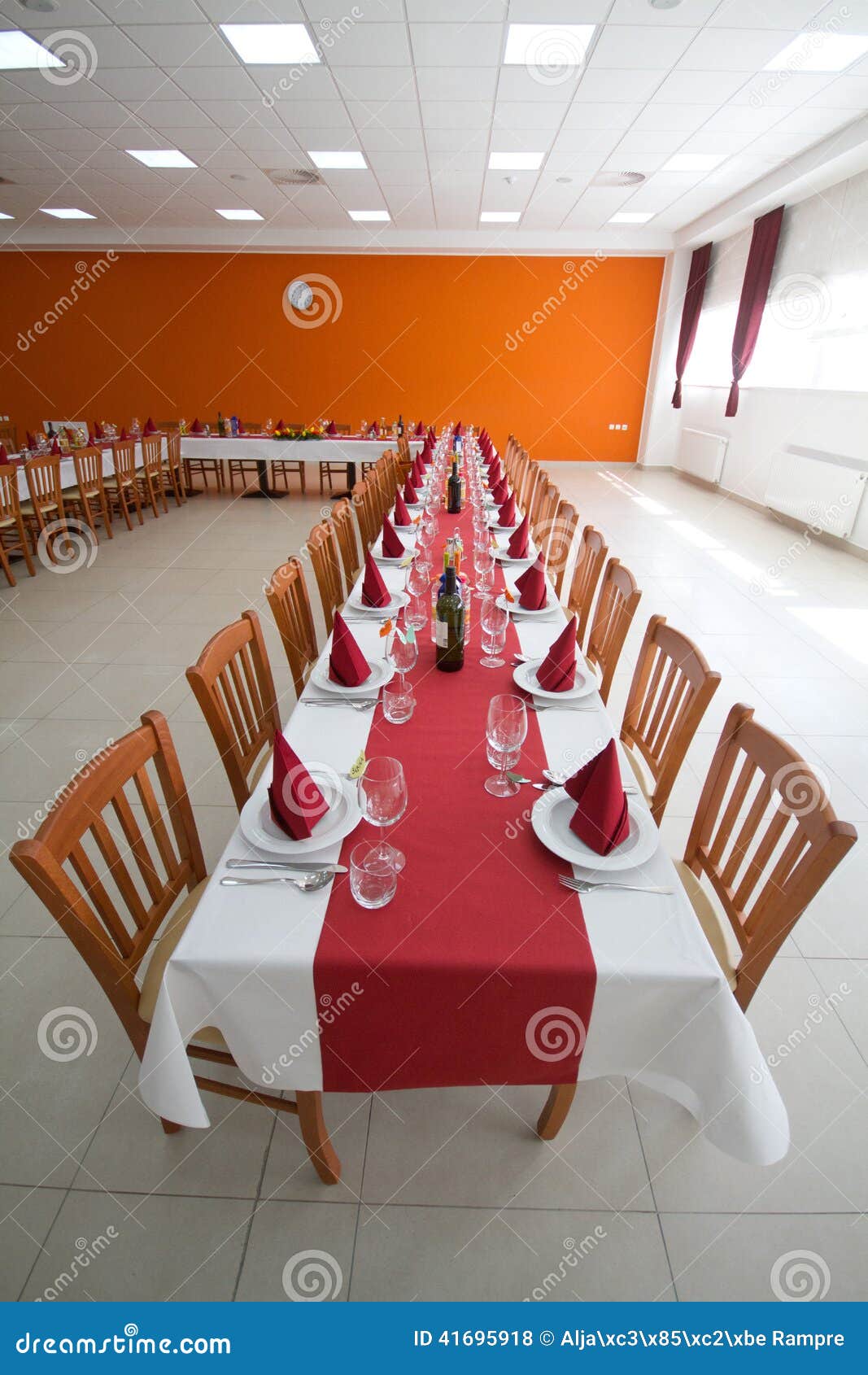 Long table stock photo. Image of decoration, setting - 41695918