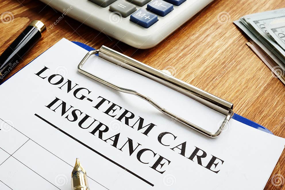 Long-term Care Insurance LTC or LTCI. Stock Image - Image of disability ...