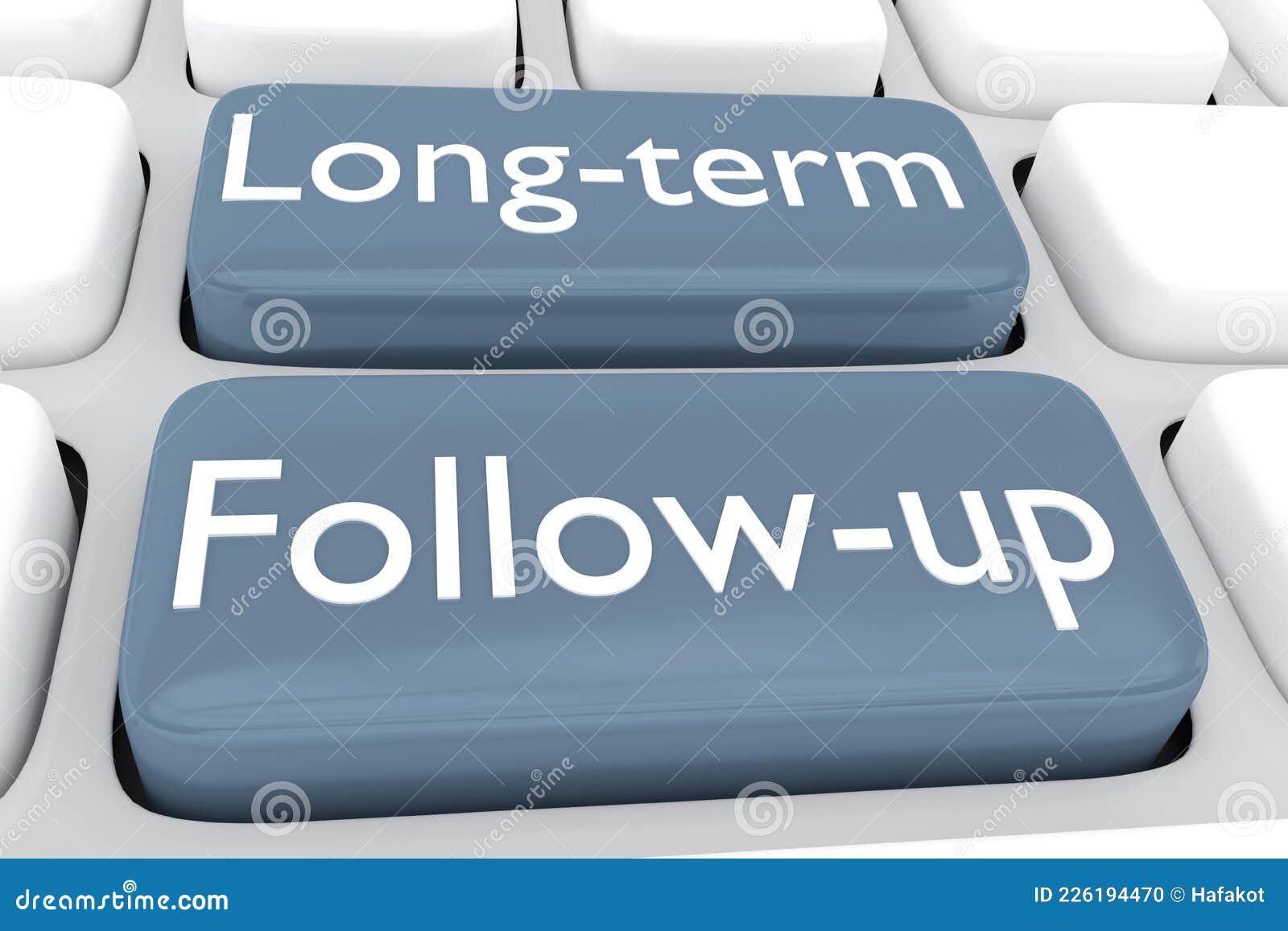 Long-term Follow-up Concept Stock Illustration - Illustration of supply ...