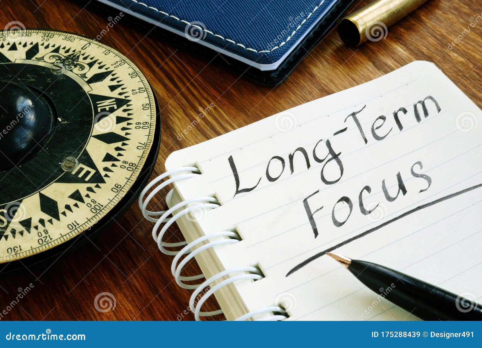 Long-term Goal Focus List Sign Stock Image - Image of achievement ...