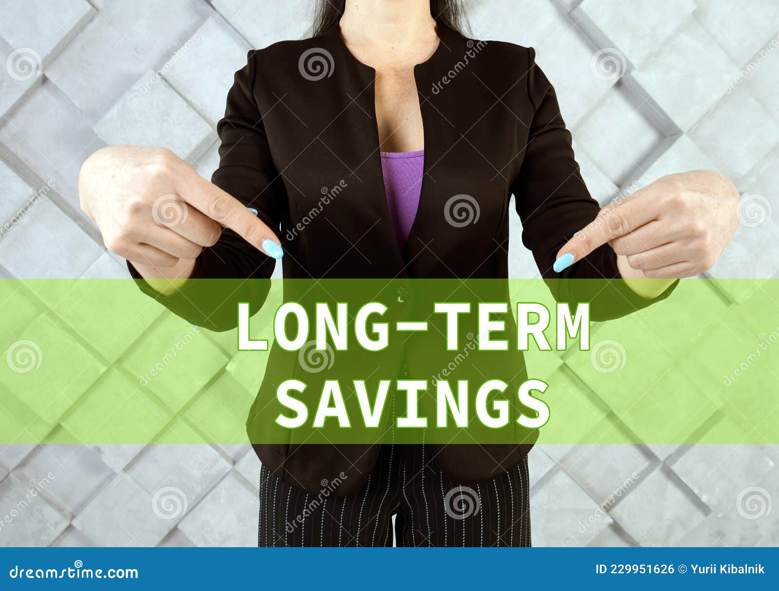 LONG-TERM SAVINGS Phrase on the Screen Stock Photo - Image of savings ...