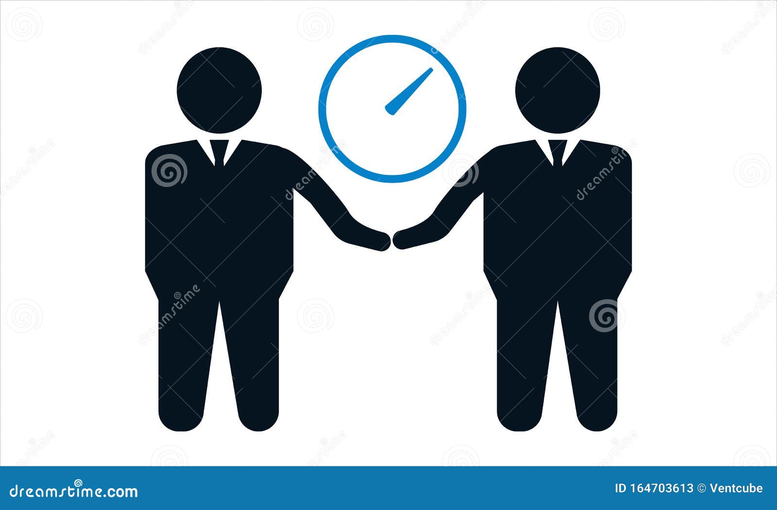 Long Time Relation Vector Icon Stock Vector - Illustration of team ...