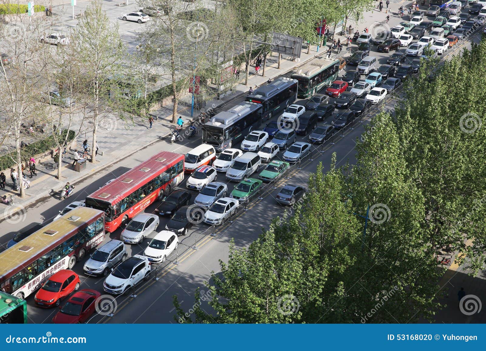 Long Traffic Jam As The Wait For Border Control On The Motorway ...