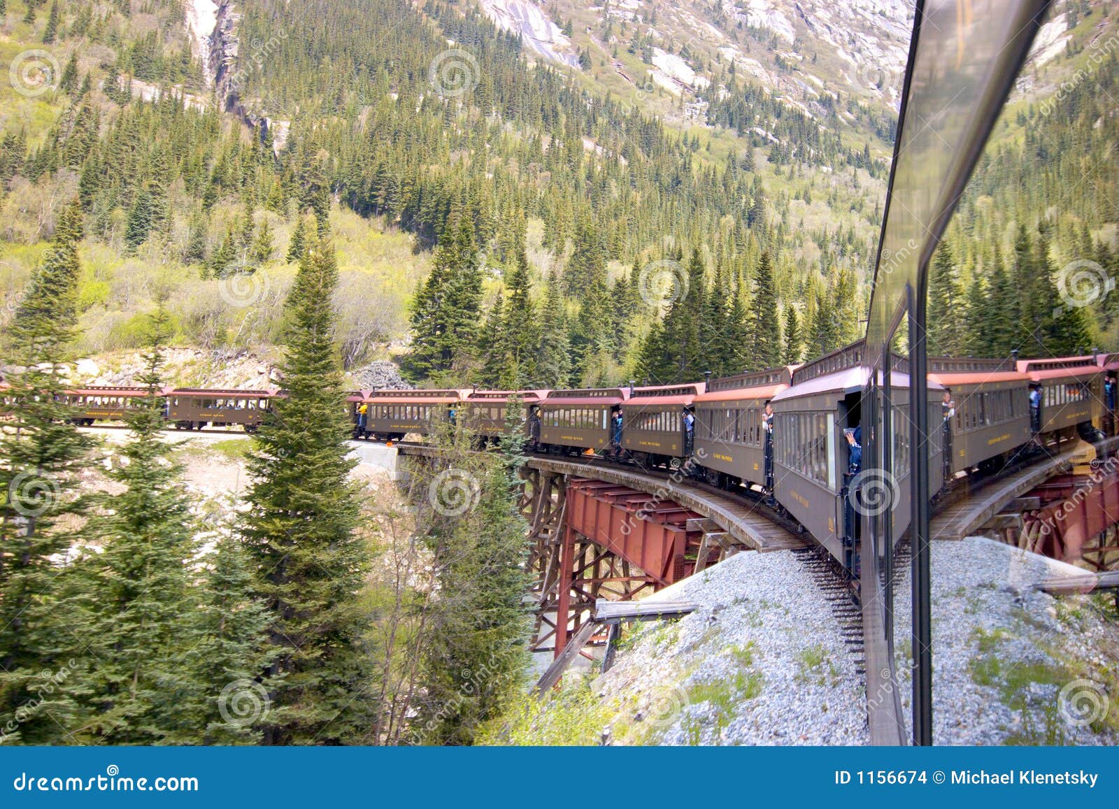 Long Train stock photo. Image of transportation, alaska - 1156674