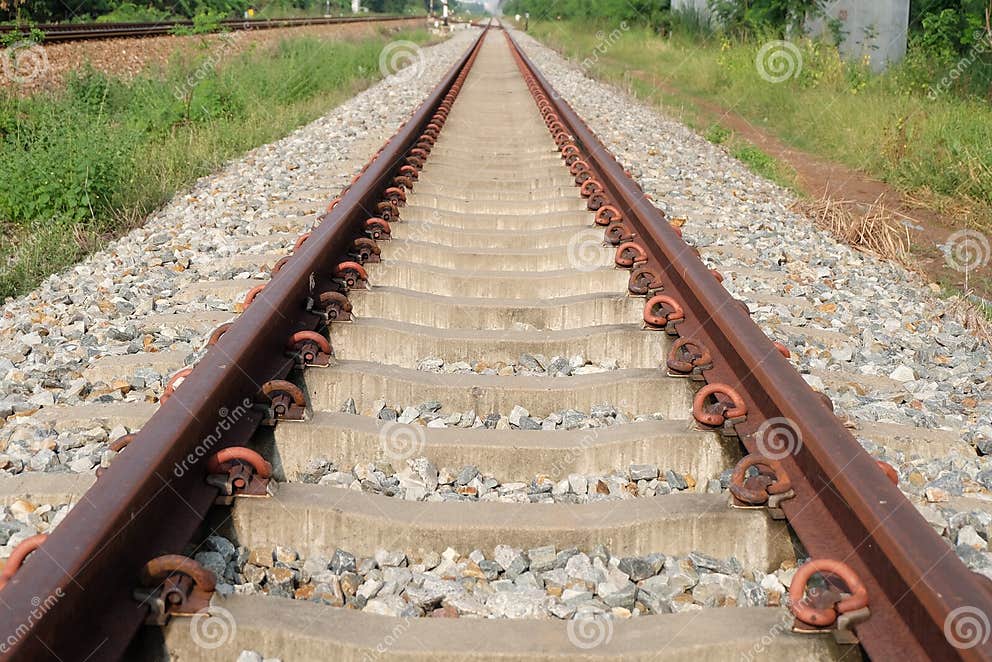 Long Train track stock photo. Image of track, path, railway - 46588464