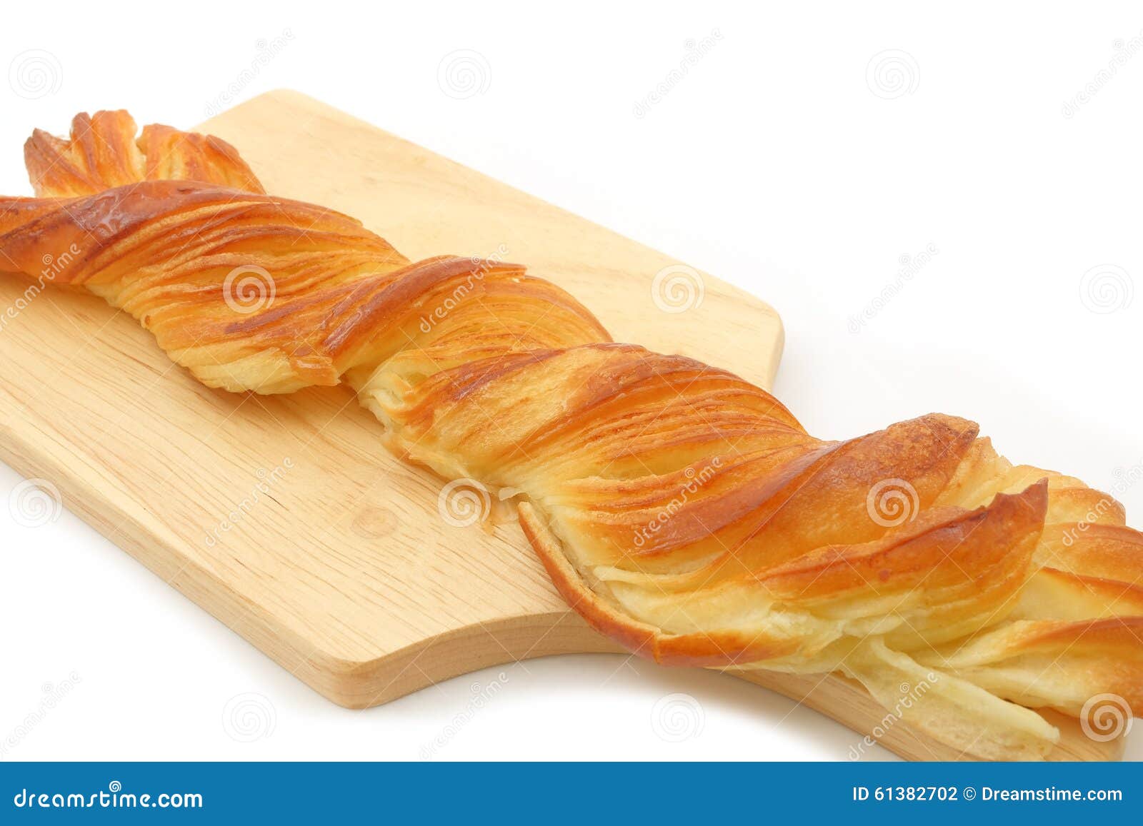 Long Twist Honey Danish Pastry Stock Photo - Image of brown, breakfast ...