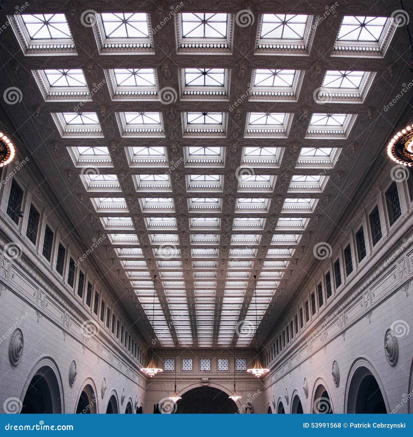 Long view stock photo. Image of windows, skylights, building - 53991568