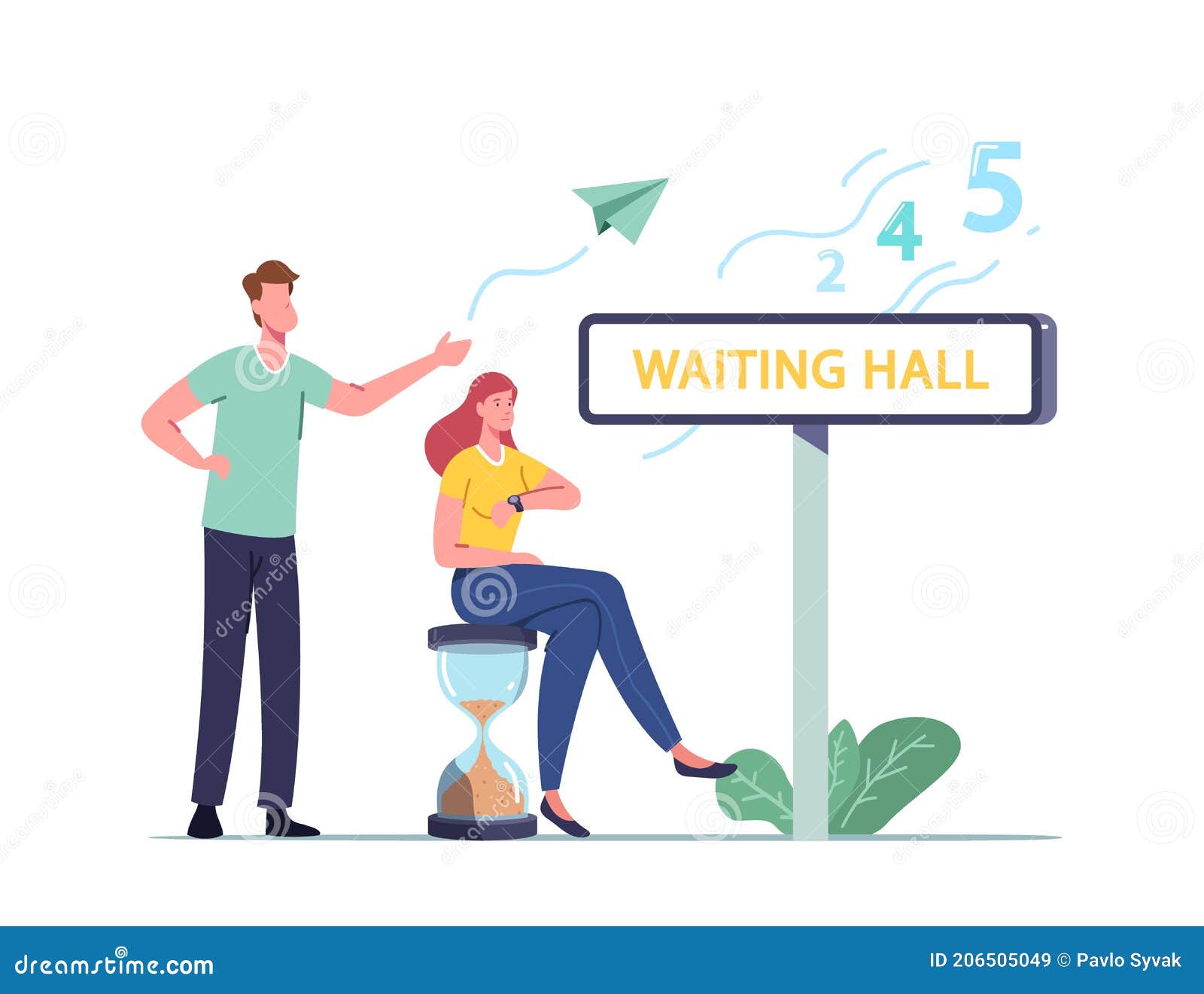 Long Wait In Waiting Hall Landing Page Template. Tired Characters Wait ... Long Wait In Waiting Hall Landing Page Template. Tired Characters Wait ...