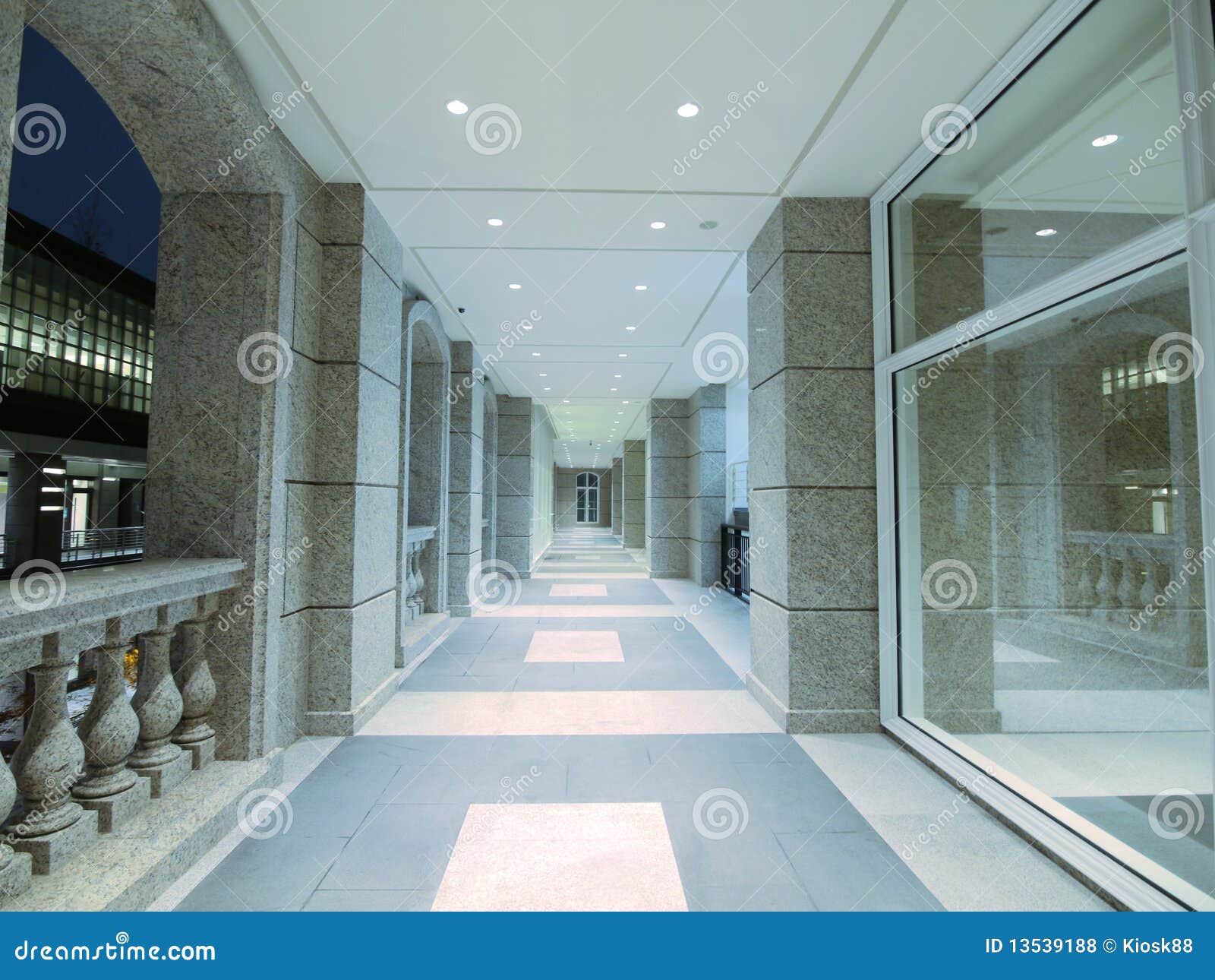 Long walkway stock photo. Image of entrance, enter, dome - 13539188