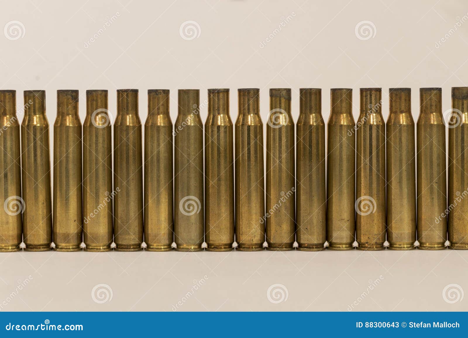 Long Wall of bullet shells stock image. Image of industry - 88300643