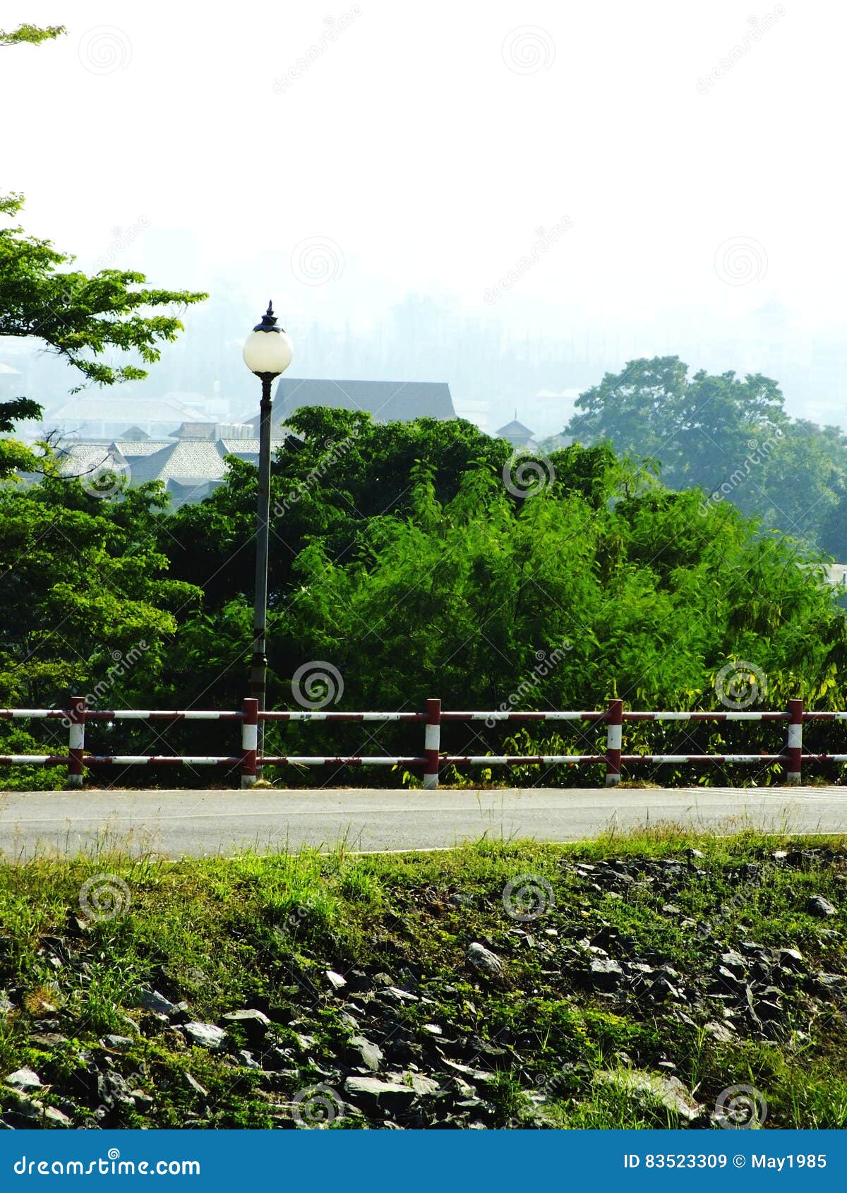 Long Way with Nice View and Countryside Stock Image - Image of nature ...