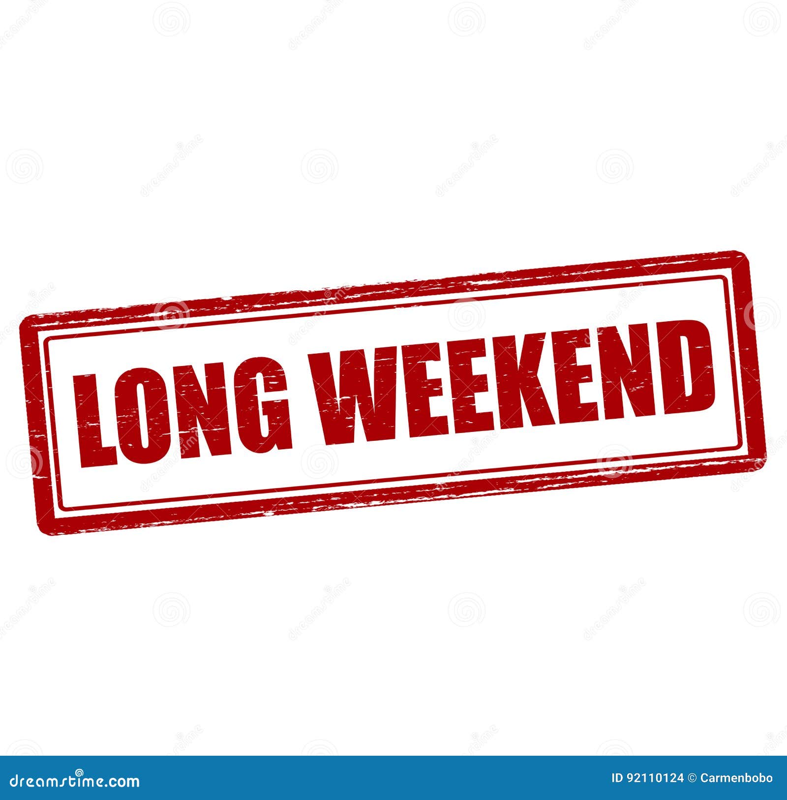Long weekend stock illustration. Illustration of concept - 92110124