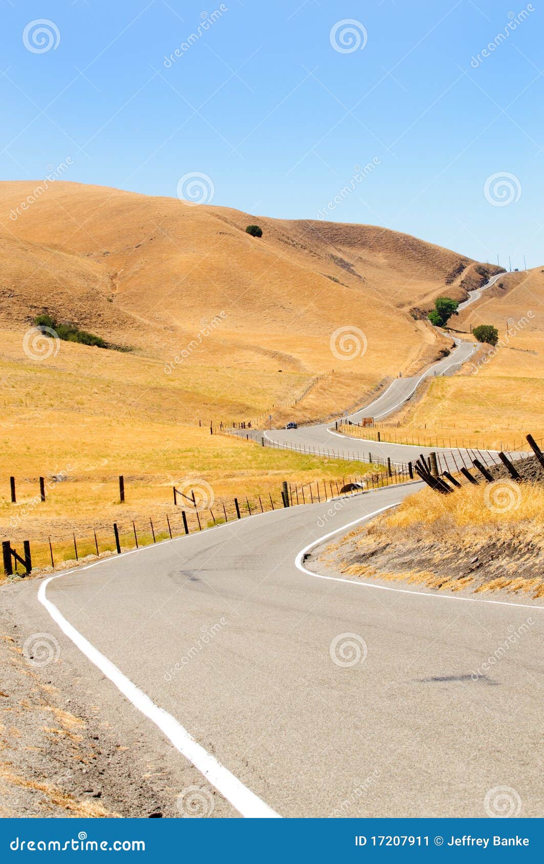 Long winding road stock image. Image of auto, ranches - 17207911