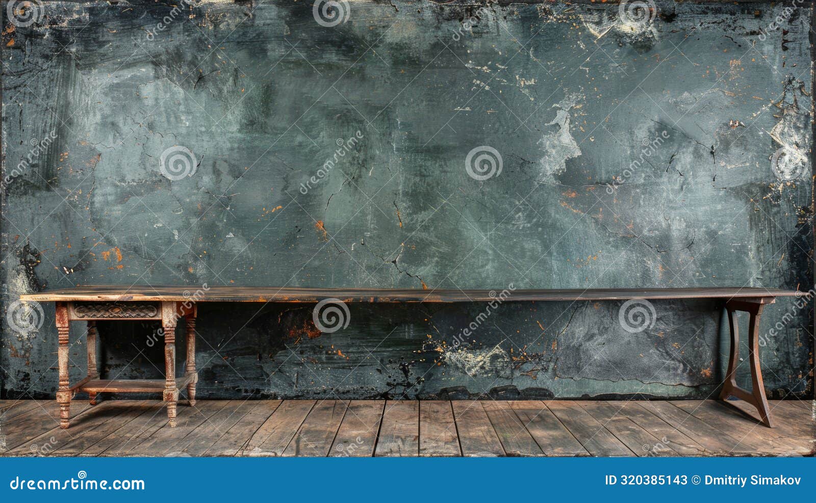 A long wooden table stock illustration. Illustration of brown - 320385143
