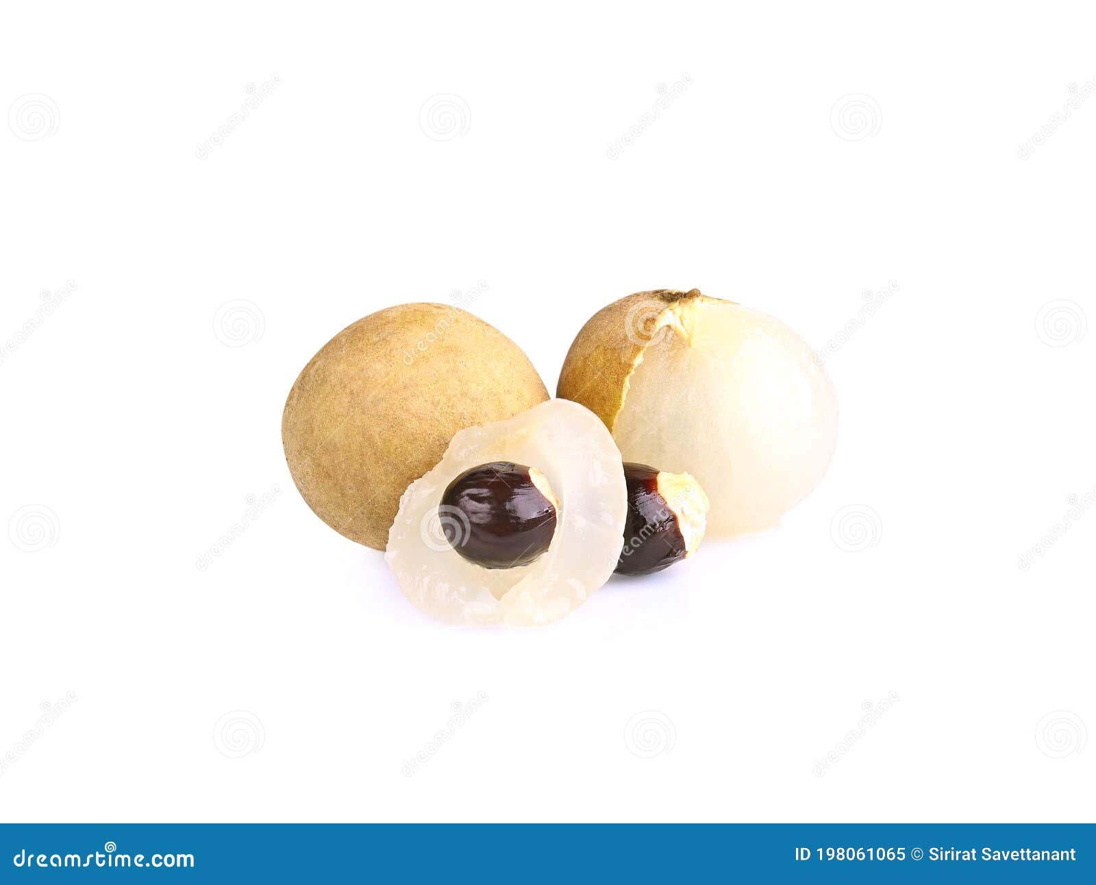 Longan Fresh Dimocarpus Longan. A Bunch Of Longan And Peel Show The ...