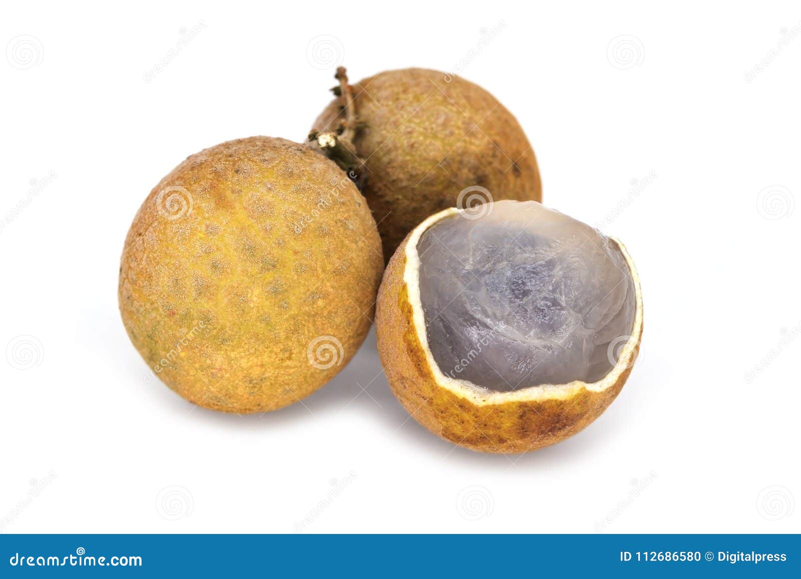 Longan Fruit on White stock photo. Image of food, lychee - 112686580
