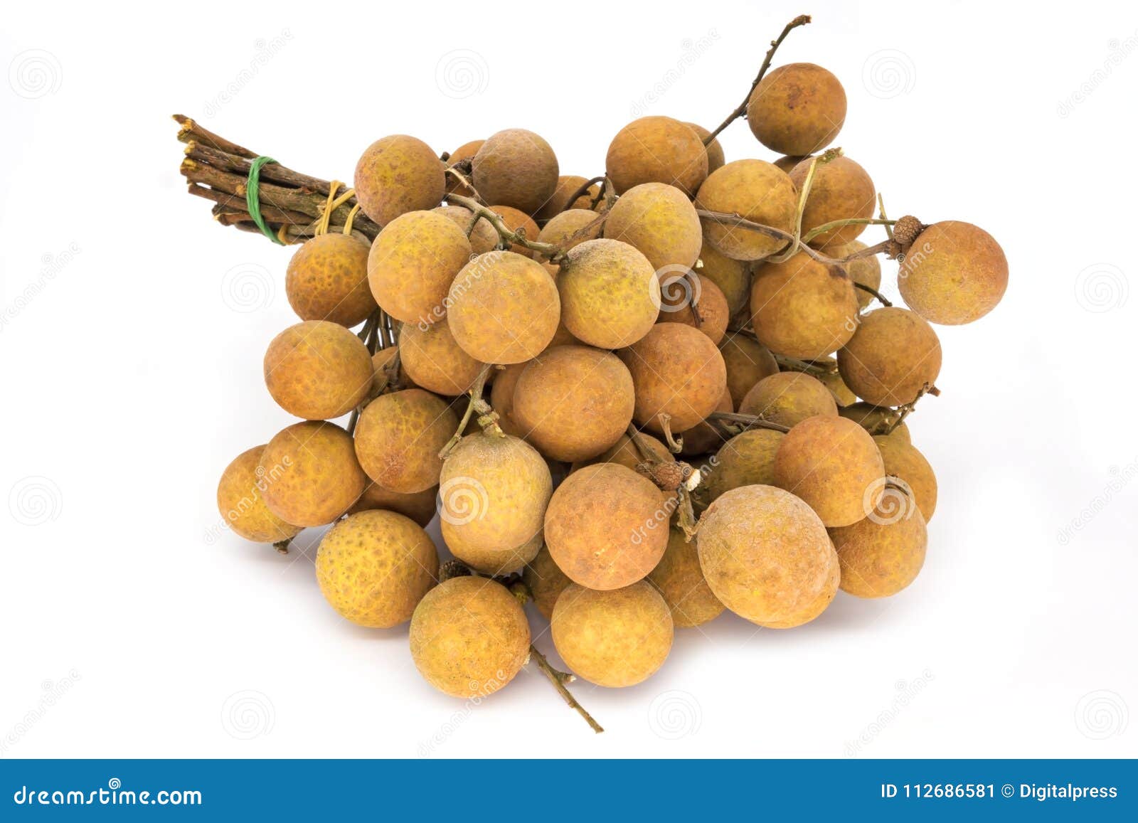 Longan Fruit on White stock image. Image of thailand - 112686581