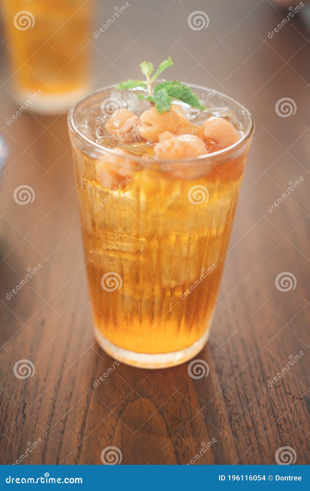 Longan Juice in Glass for Refresh Beverage Stock Photo - Image of ...