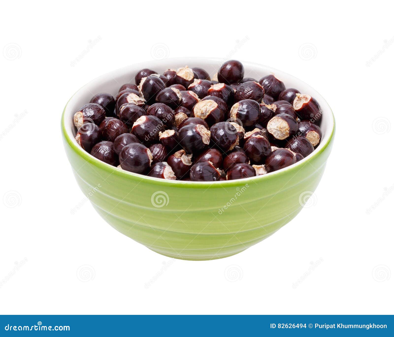 Longan Seeds in a Cup. with Clipping Path. Stock Photo - Image of ...
