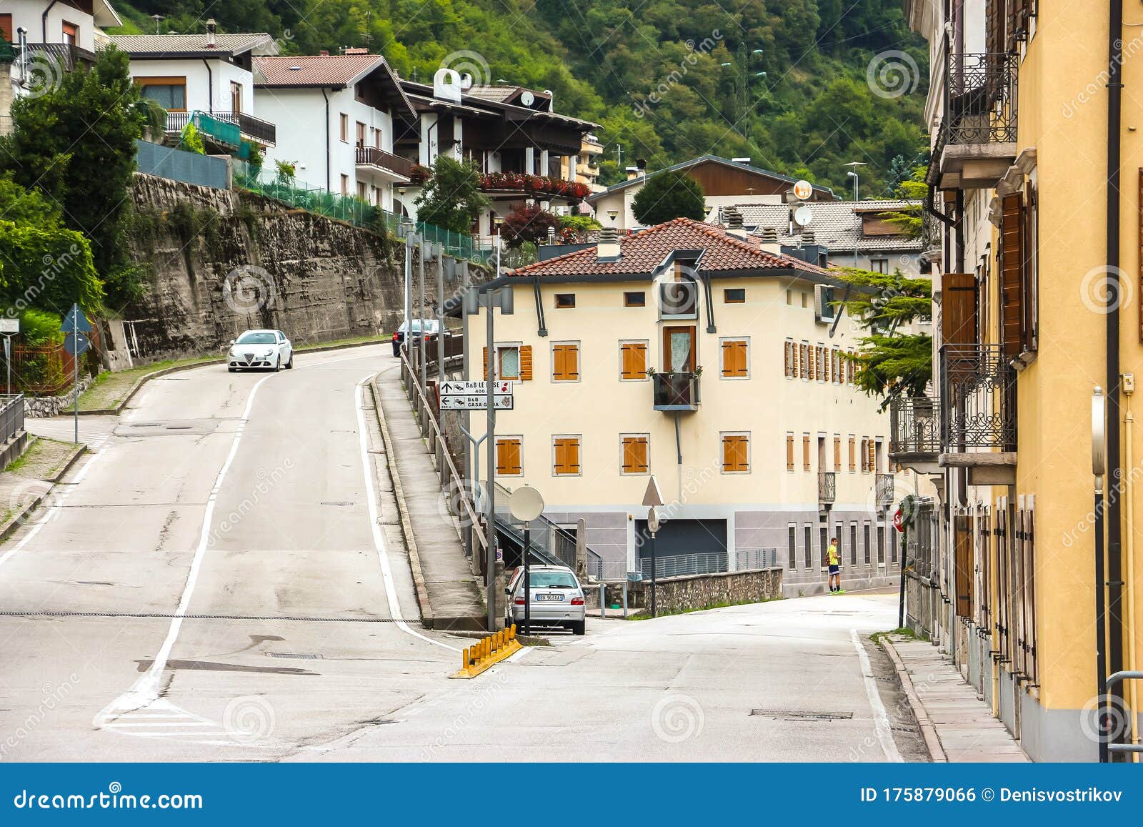 The Town Of Longarone, Italy Which Was Devasted By A Landslide/dam ...