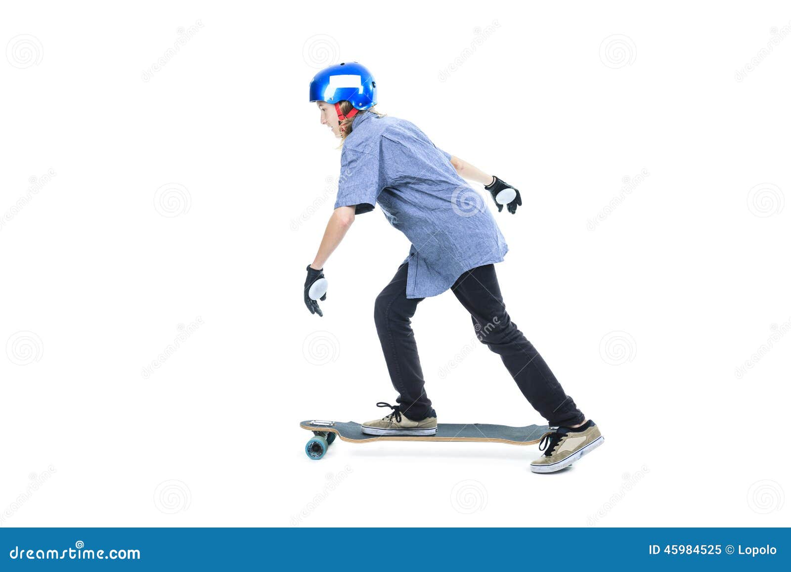 Longboard boy stock image. Image of skateboarding, teenager - 45984525
