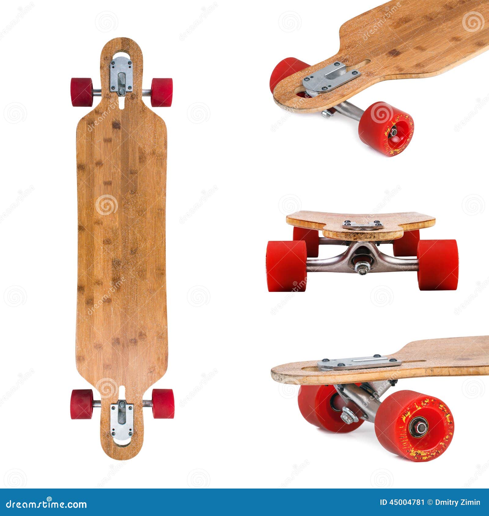 Longboard top view. stock image. Image of surface, object - 45004781