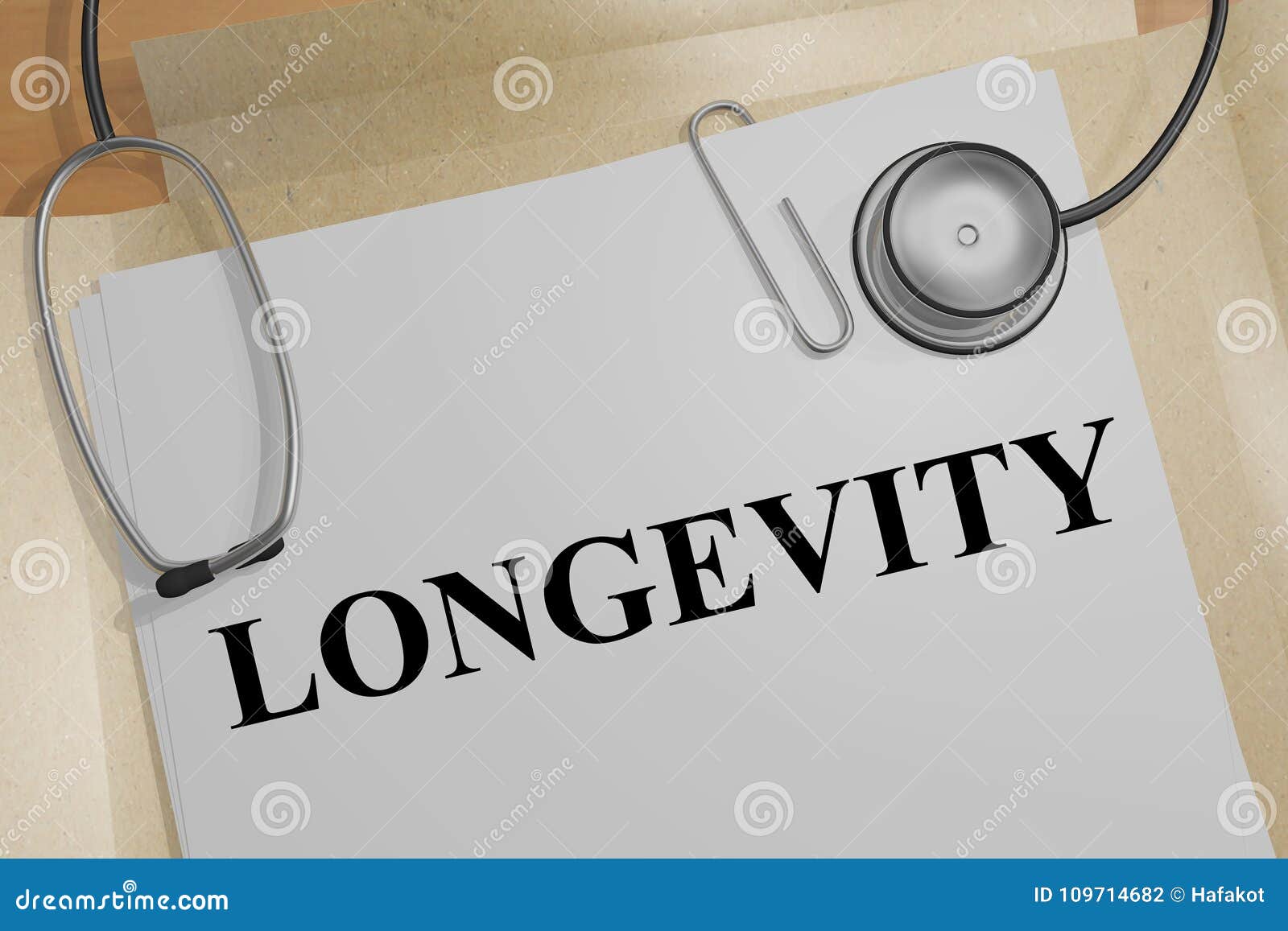 LONGEVIDAD - Concepto De La Salud Stock de ilustración - Ilustración de ...