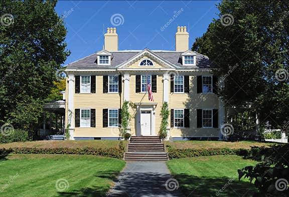 Longfellow House stock photo. Image of attraction, place - 16976890