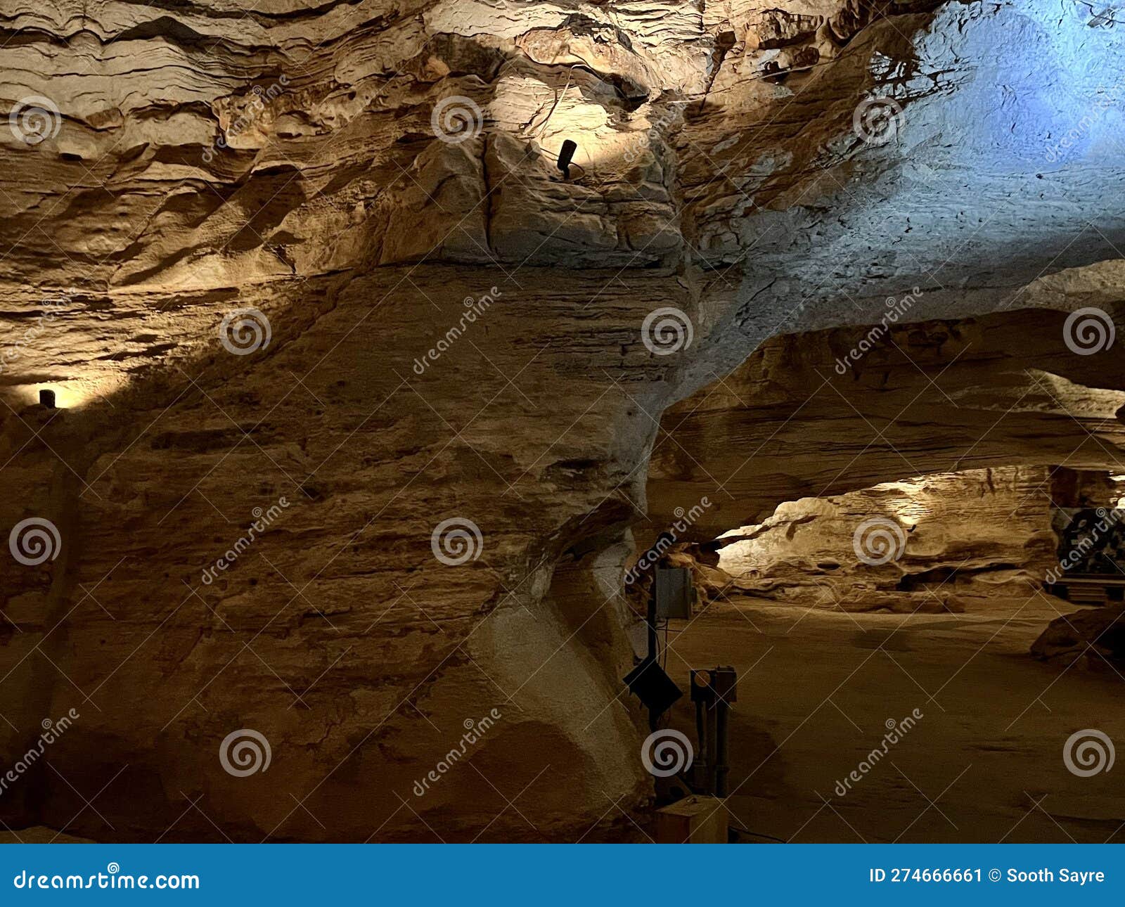 Longhorn Caverns stock image. Image of terrain, geology - 274666661