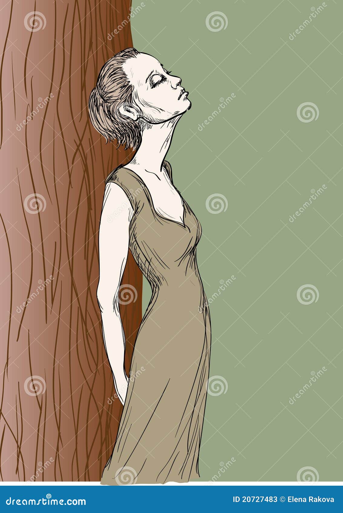 Longing stock illustration. Illustration of black, design - 20727483
