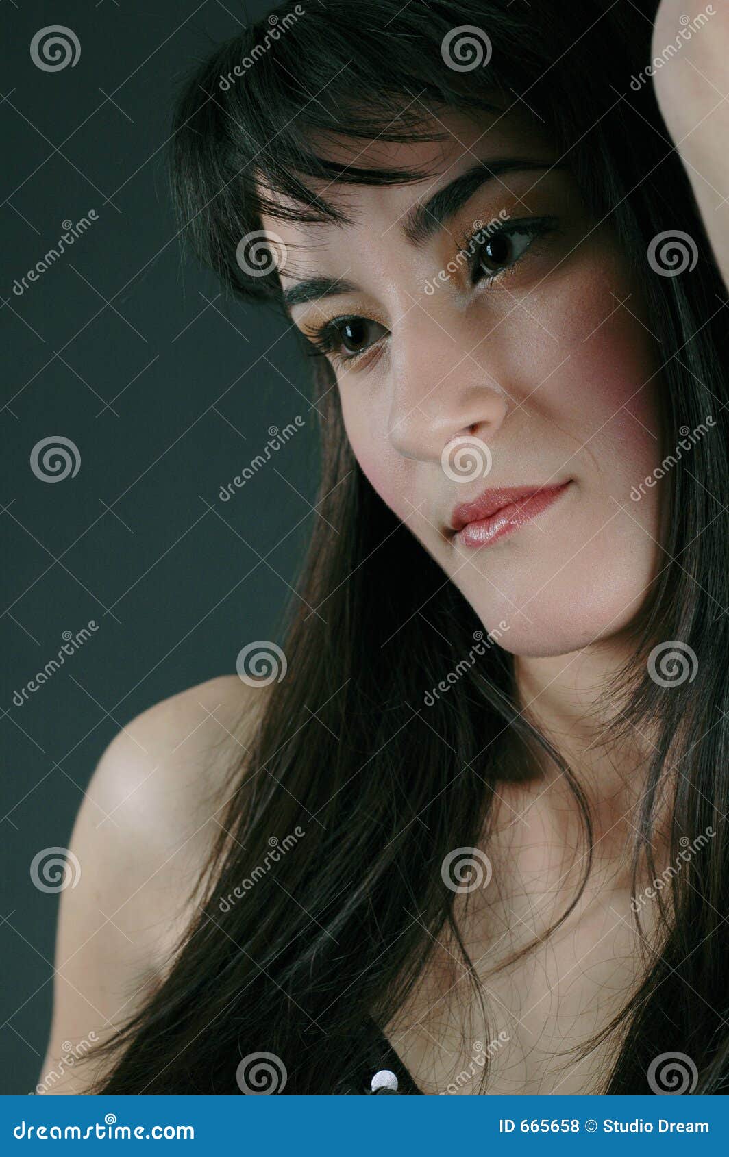 Longing stock photo. Image of teen, young, portrait, beautiful - 665658