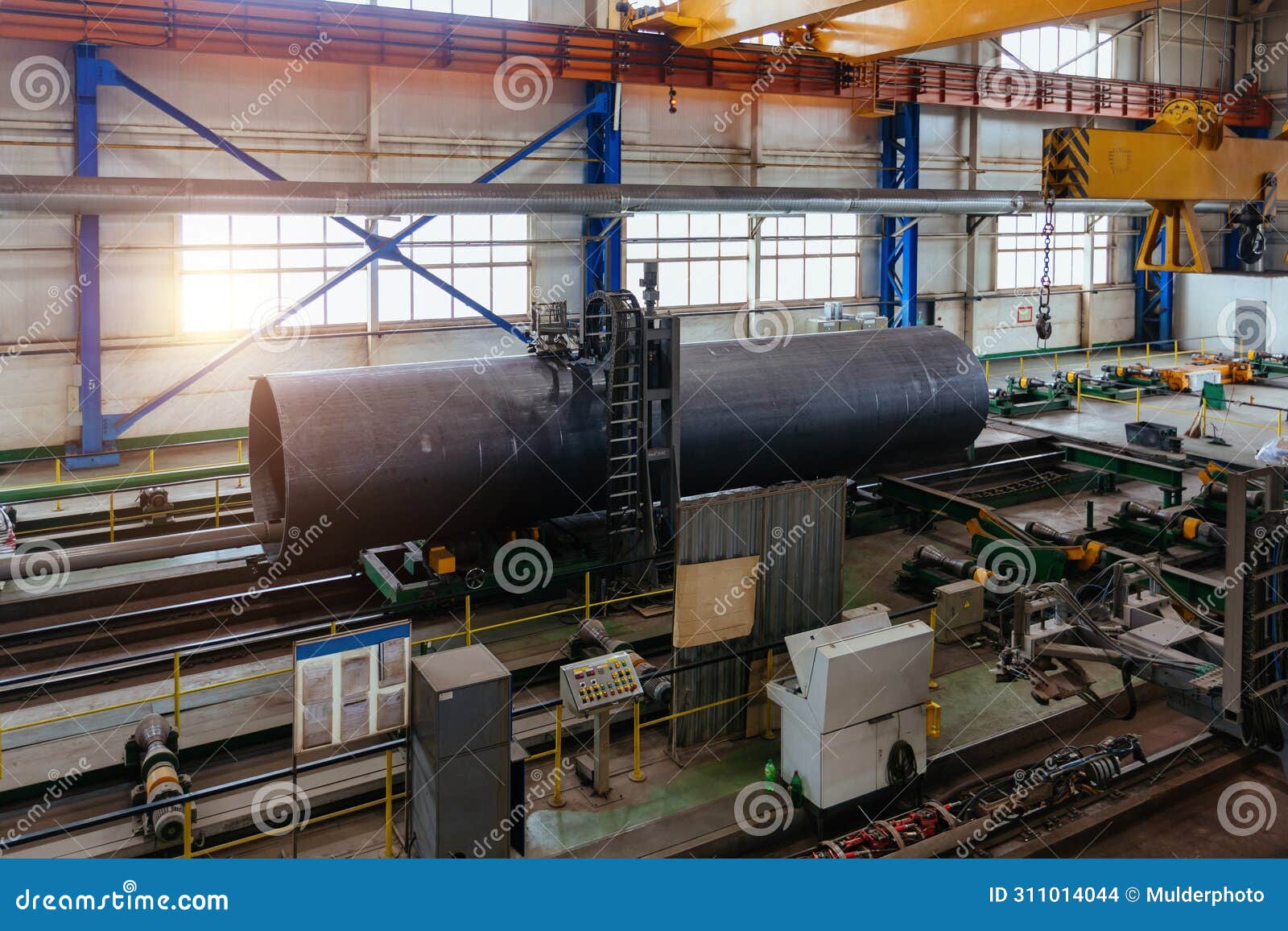 Longitudinal Tack Welding Machine for Welding of Outer Seam of Steel ...