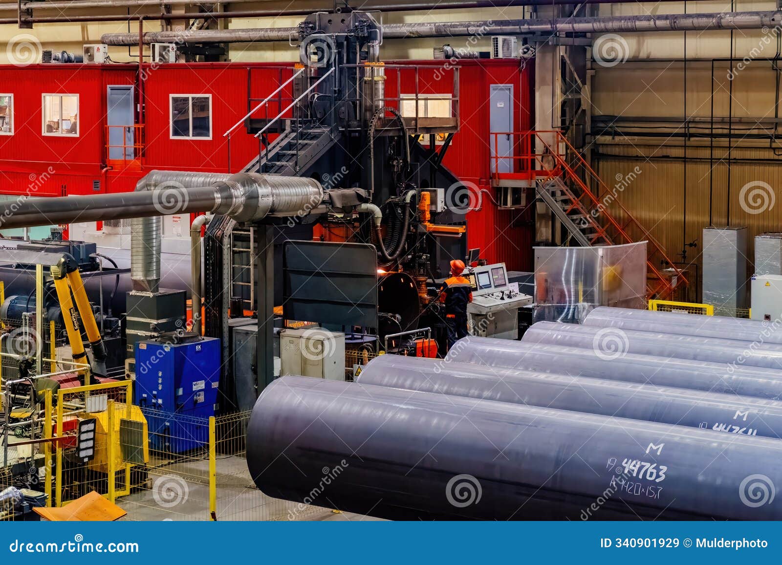 Longitudinal Tack Welding Machine for Welding of Outer Seam of Steel ...