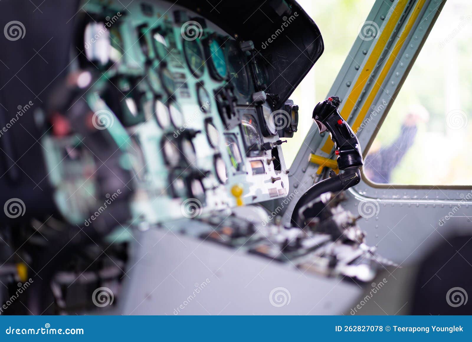 Longitudinal View of the Control Panel in the Electronics Lab Stock ...