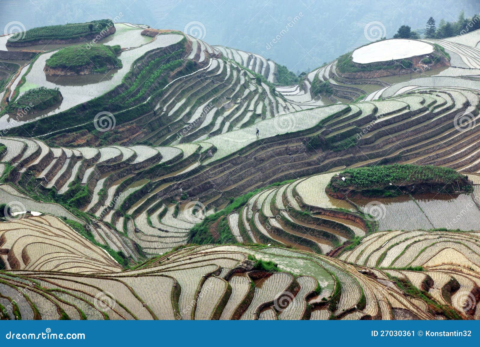 Longji Rice Terraces UNESCO Site, China Royalty-Free Stock Image ...