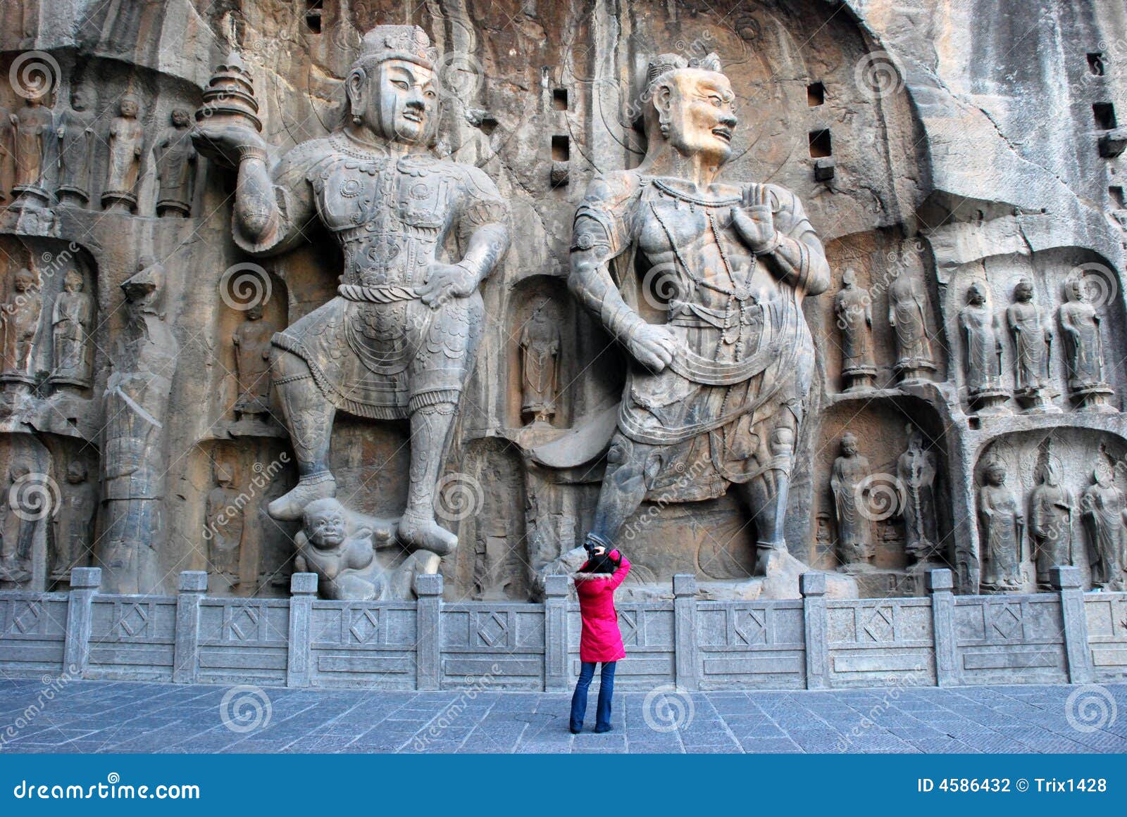 Longmen Caves stock photo. Image of luoyang, grotto, religious - 4586432