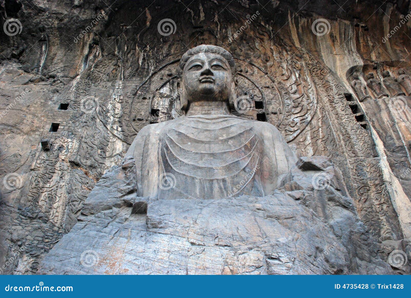 Longmen Caves stock photo. Image of sculpture, henan, travel - 4735428
