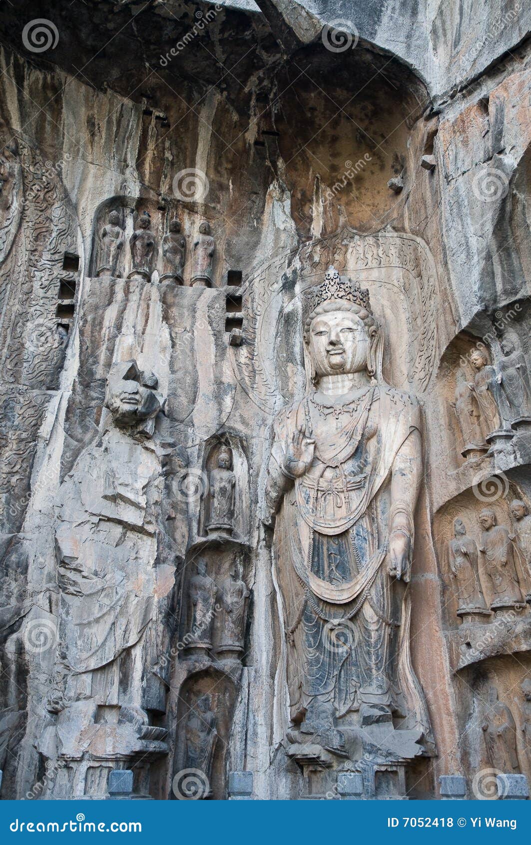 Longmen Caves Luoyang stock photo. Image of ancient, longmen - 7052418