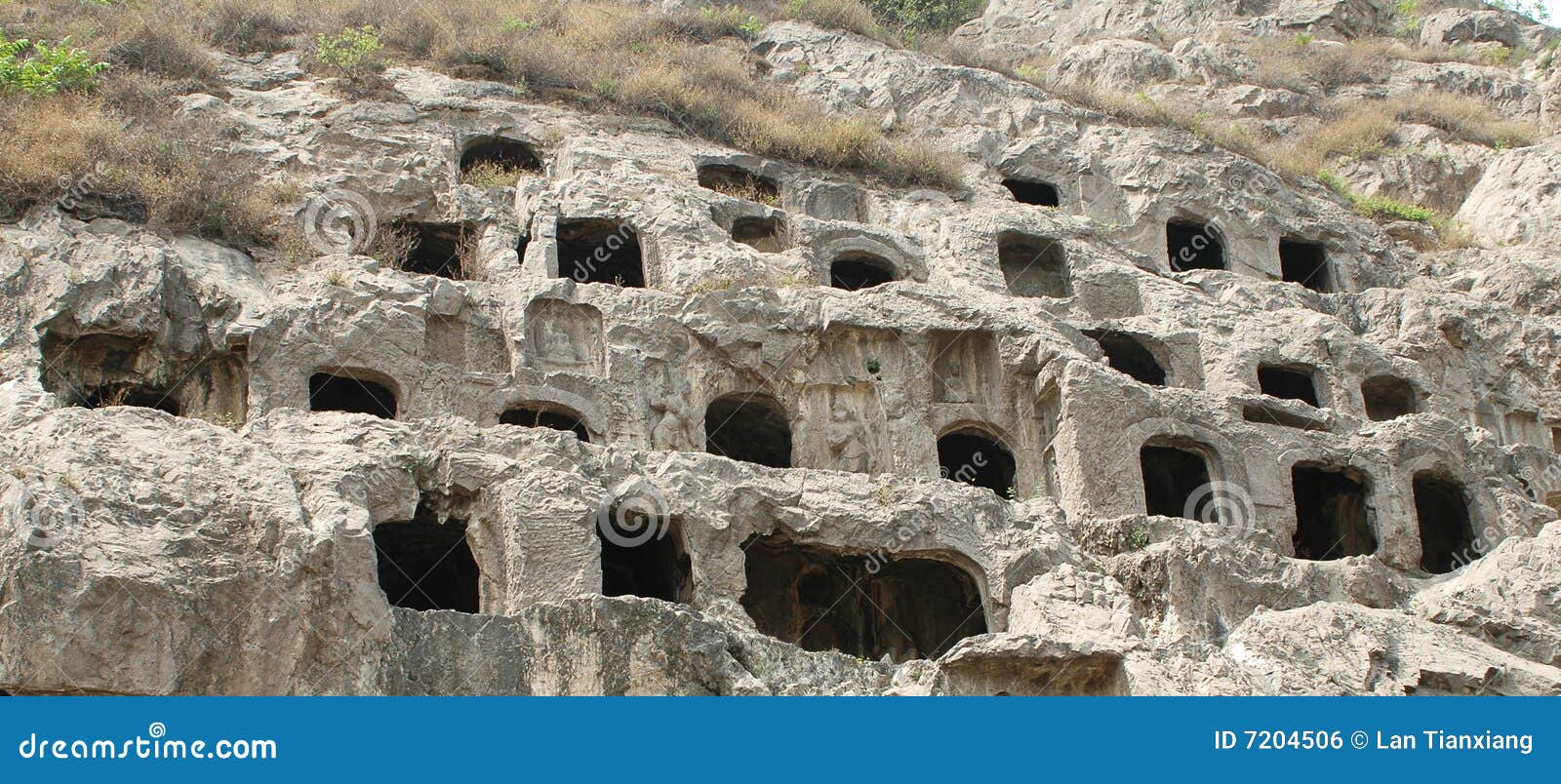 Longmen grotto stock photo. Image of ancient, site, buddha - 7204506