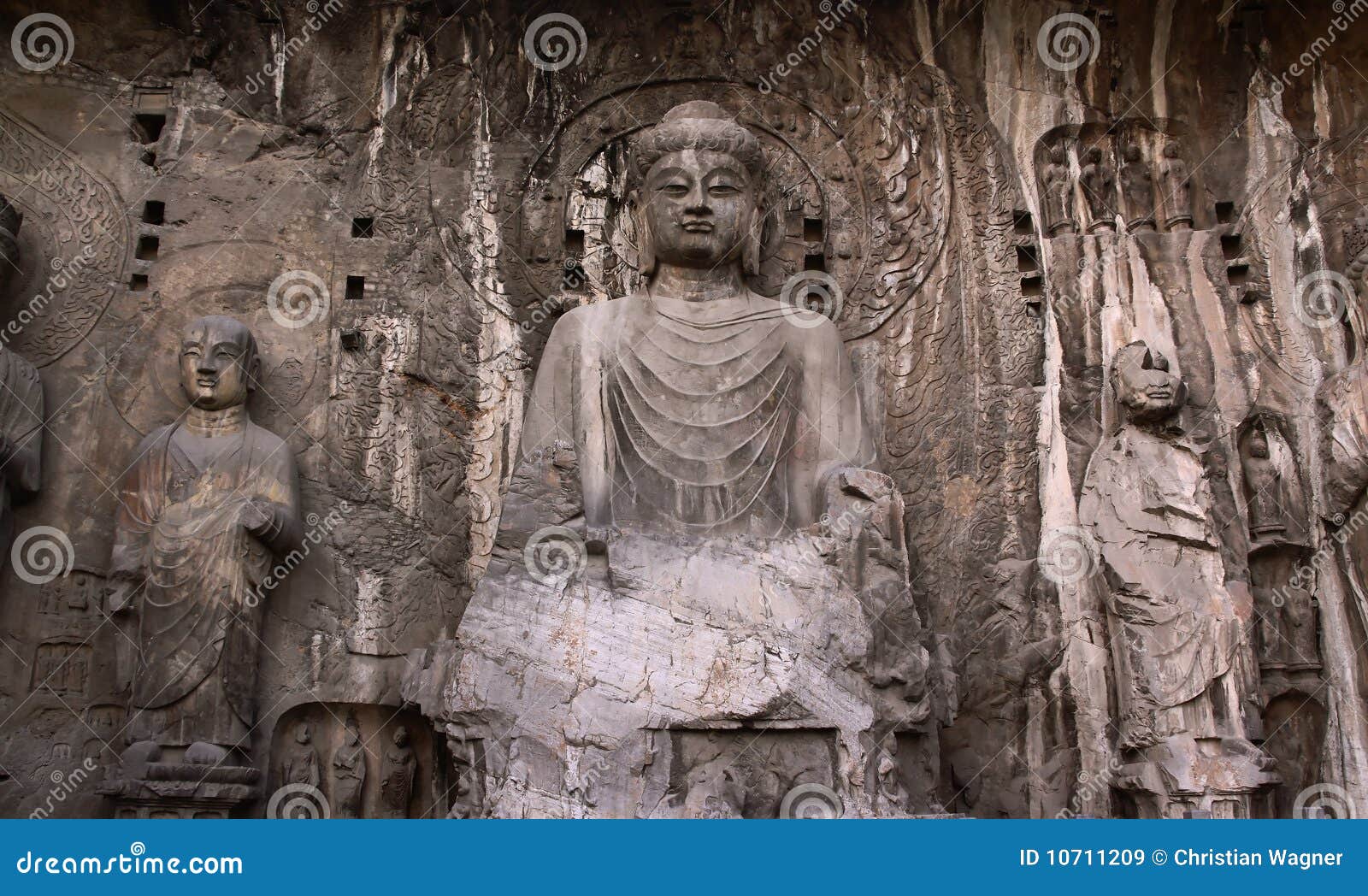 Longmen Grottoes stock image. Image of longmen, history - 10711209