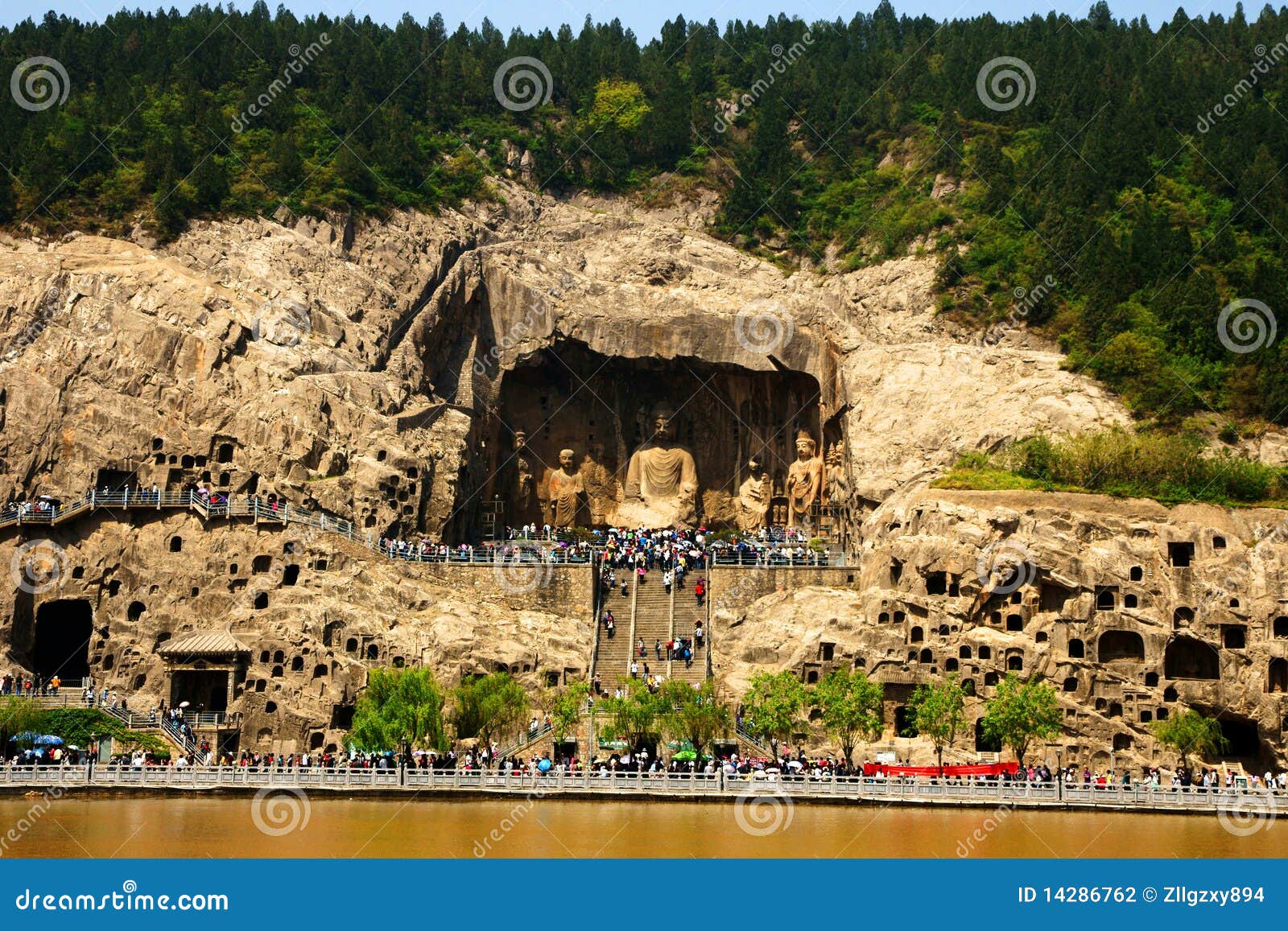 Longmen Grottoes stock photo. Image of culture, hand - 14286762