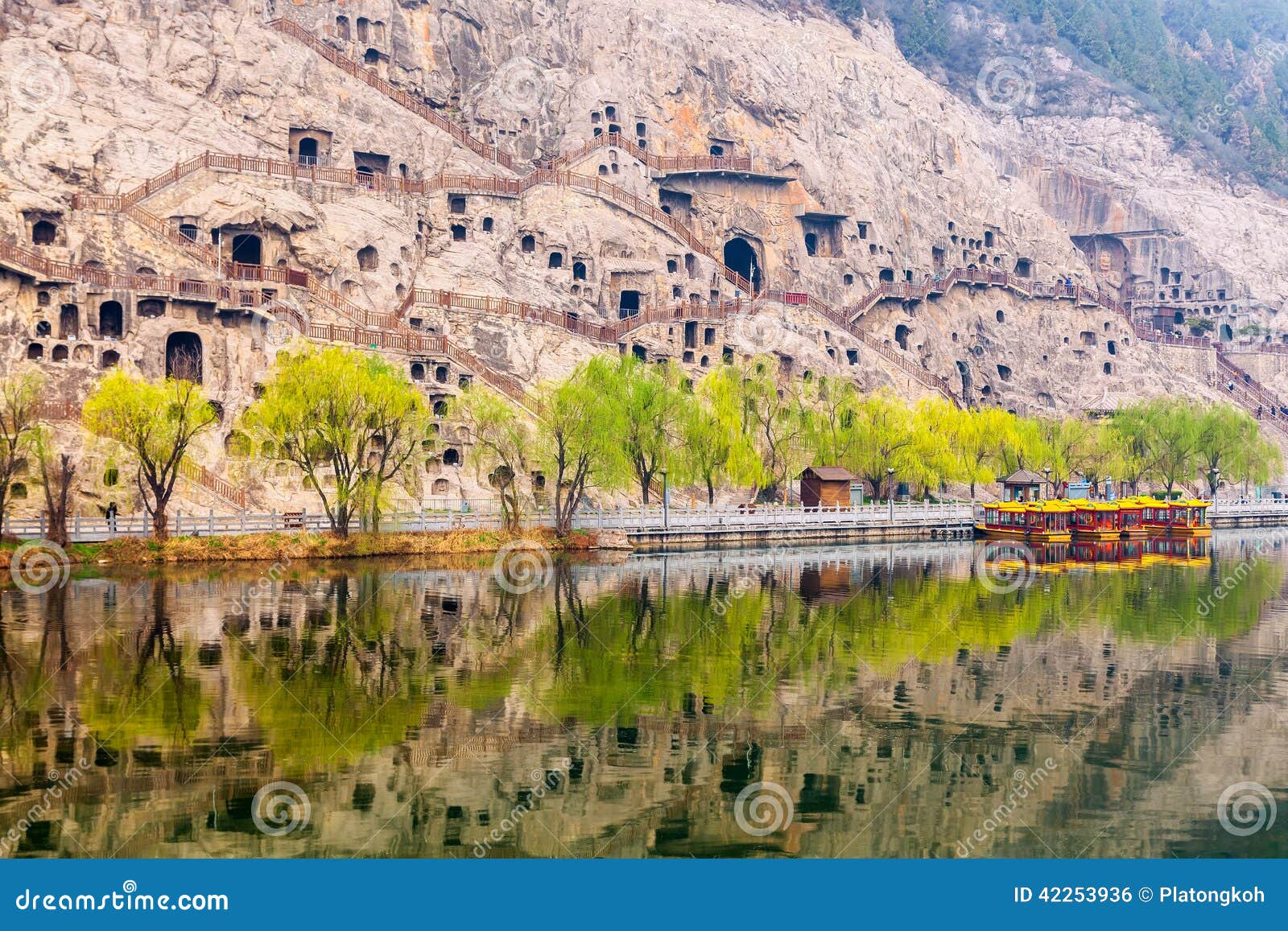 Longmen Grottoes stock photo. Image of artistic, destination - 42253936
